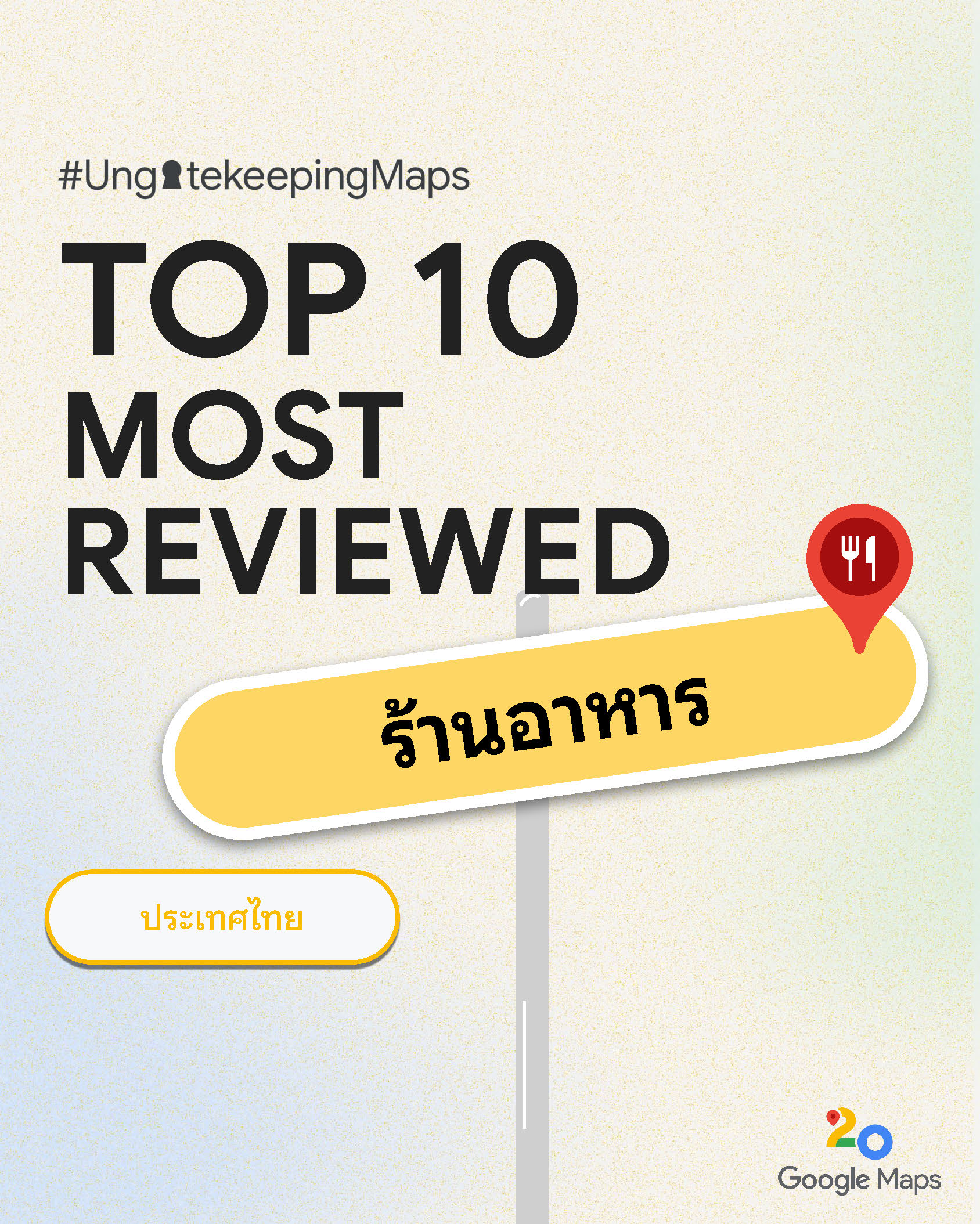 10 อันดับสถานที่ในไทยที่มีคนรีวิวมากที่สุดบน Google Maps